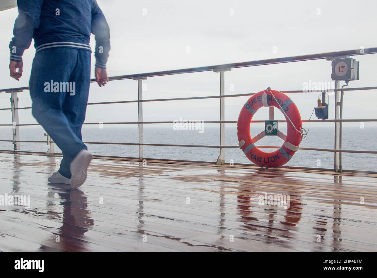 Crossing the Atlantic Ocean from Brooklyn to Southampton onboard the ...