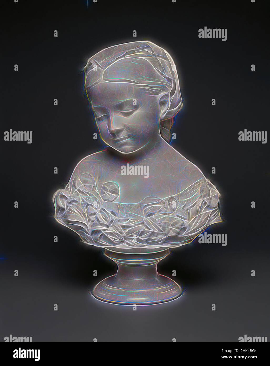 Inspired by La Petite Pensée, Thomas Ball, American, 1819-1911, Marble ...