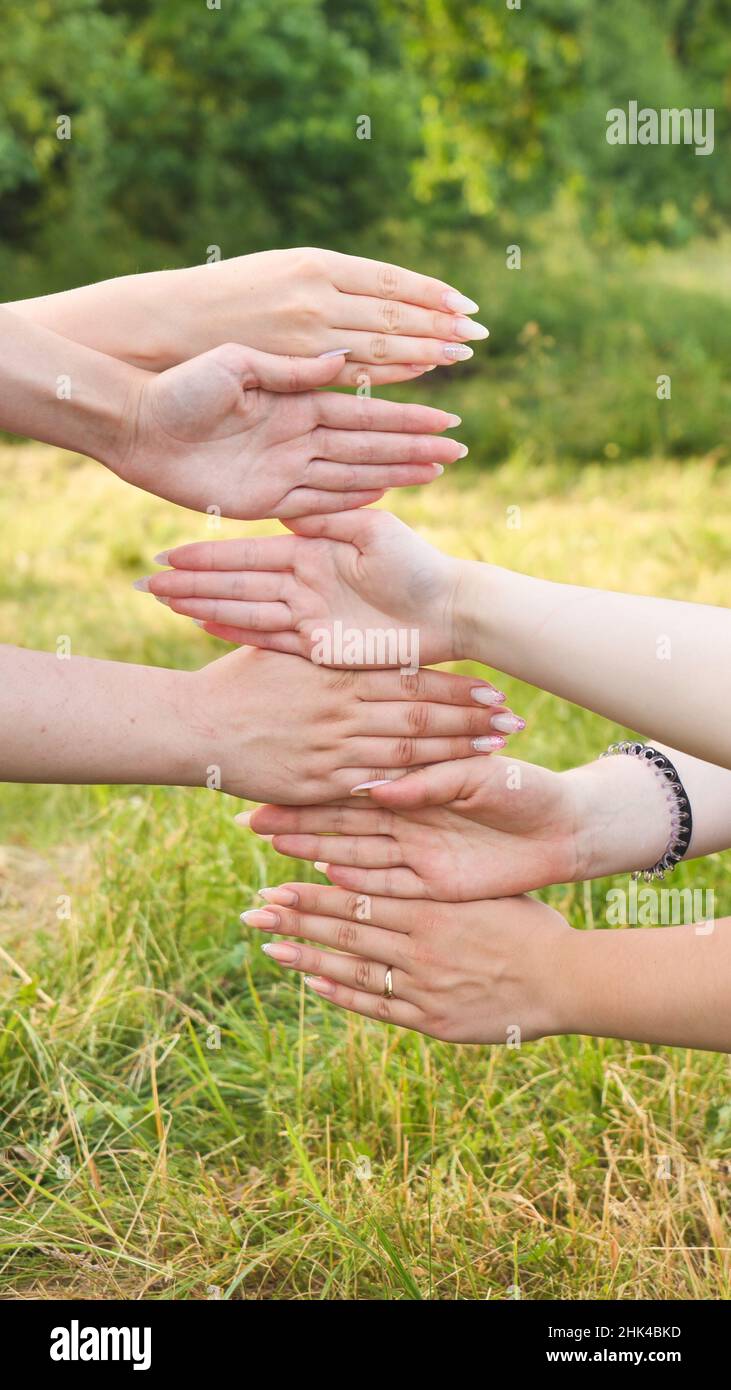 Put palms of the hands together hi-res stock photography and images - Alamy