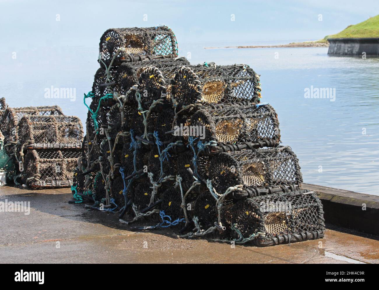 A Stack of Crab and Lobster Fishing Pots Stock Photo - Alamy