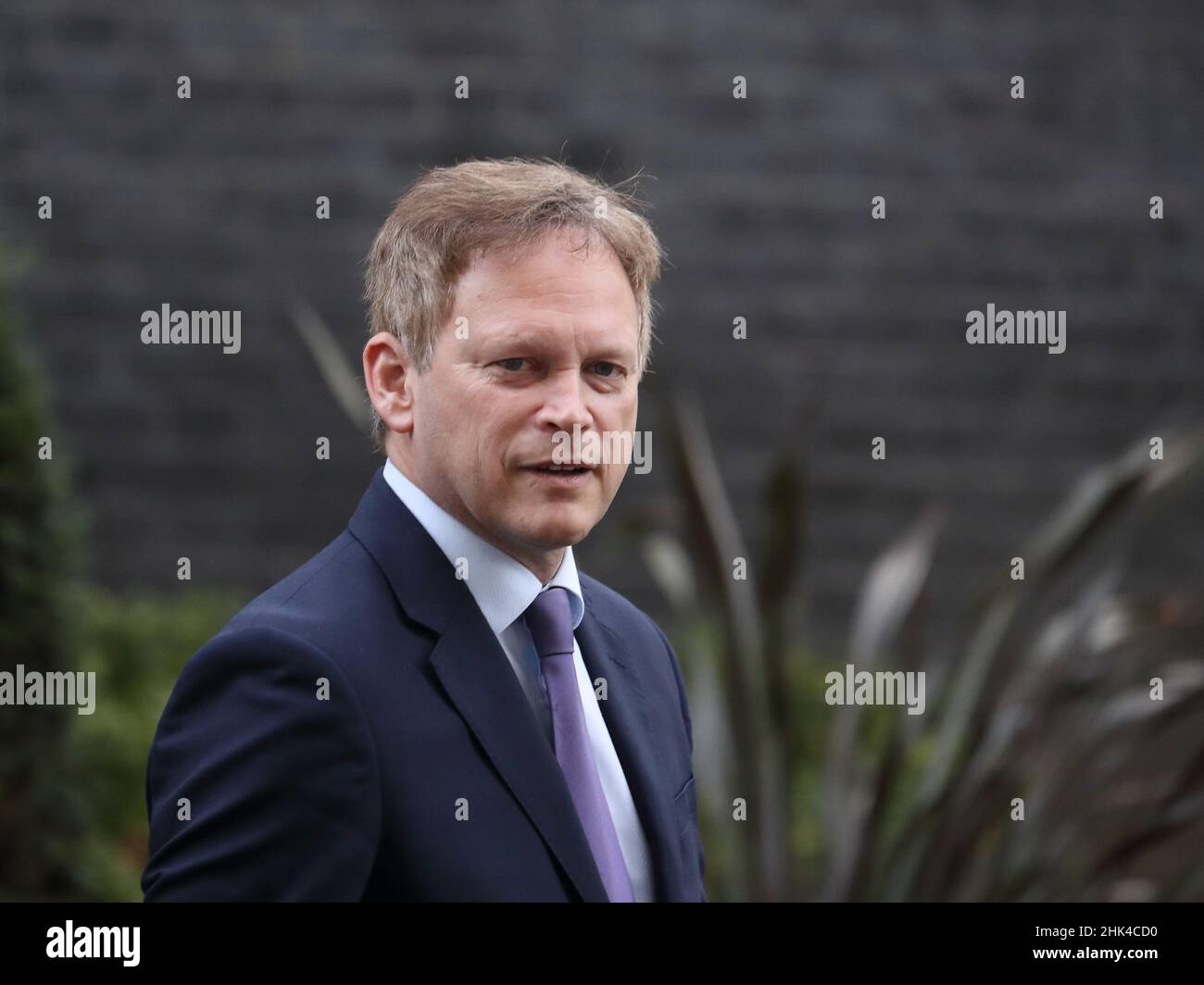London, UK. 1st Feb, 2022. Transport Secretary Grant Shapps leaves ...