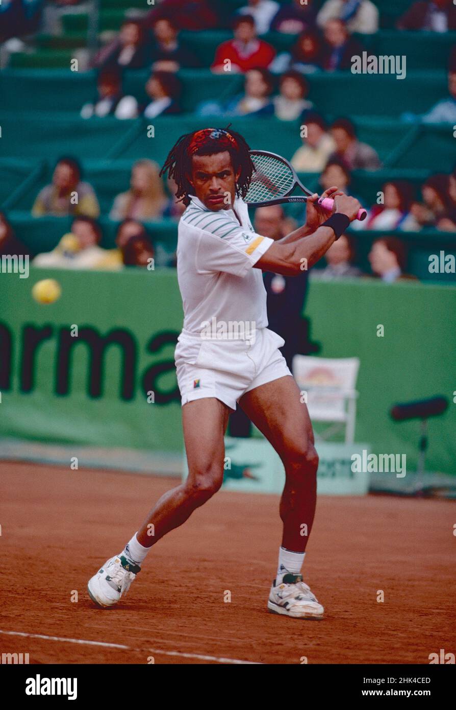 French tennis player Yannich Noah, 1990s Stock Photo - Alamy