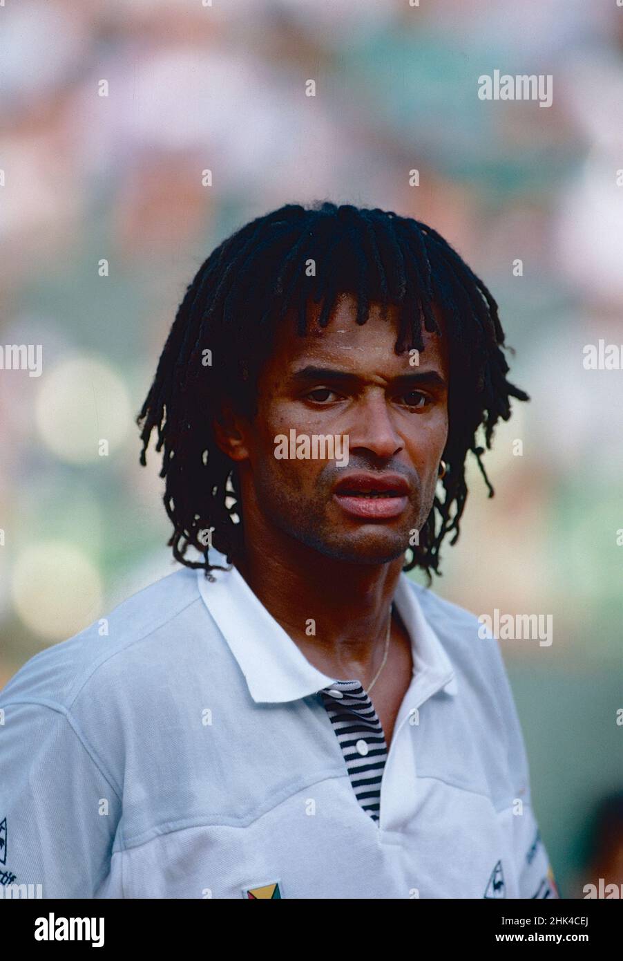 French tennis player Yannich Noah, Roland Garros, France 1990 Stock ...
