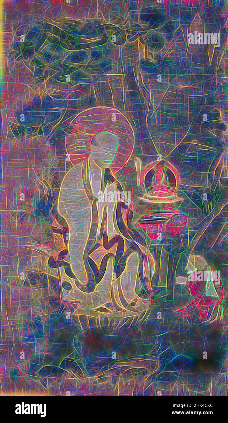 Inspired by Arhat Angaja, One of Nine Tibetan Ritual Paintings of ...