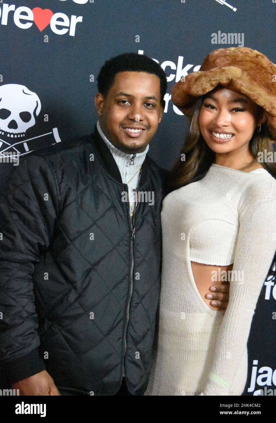 Los Angeles, California, USA 1st February 2022 Actor Jasper Wilson and ...