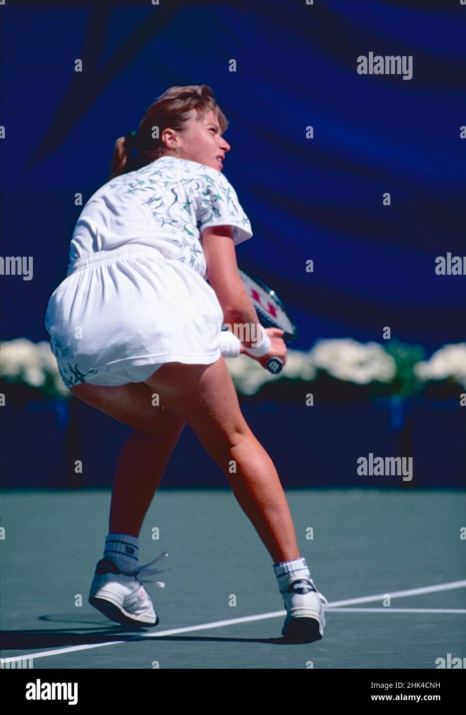 Bulgarian tennis player Manuela Maleeva, 1990s Stock Photo - Alamy