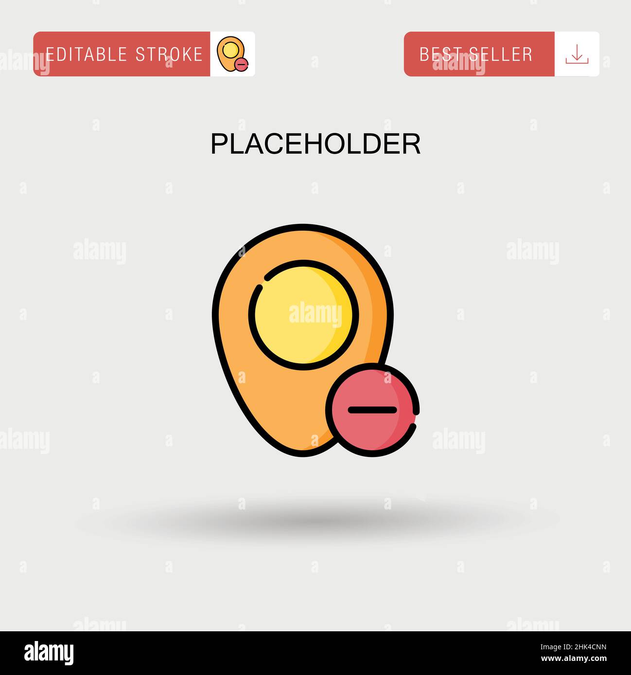 Placeholder Simple vector icon Stock Vector Image & Art - Alamy