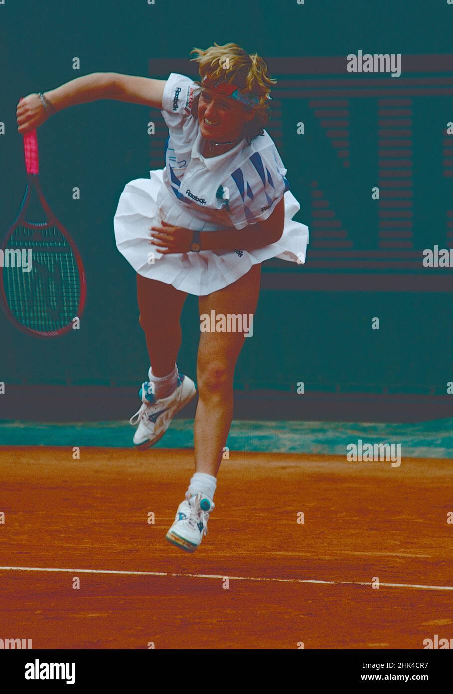 Bulgarian tennis player Magdalena Maleeva, Roland Garros, France 1992 ...