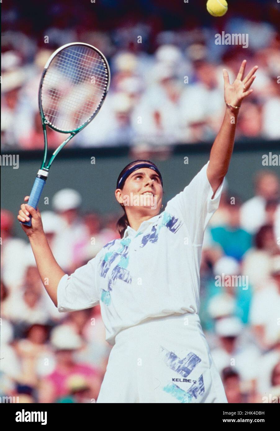 Spanish tennis player and coach Conchita Martinez, Wimbledon, UK 1993 ...