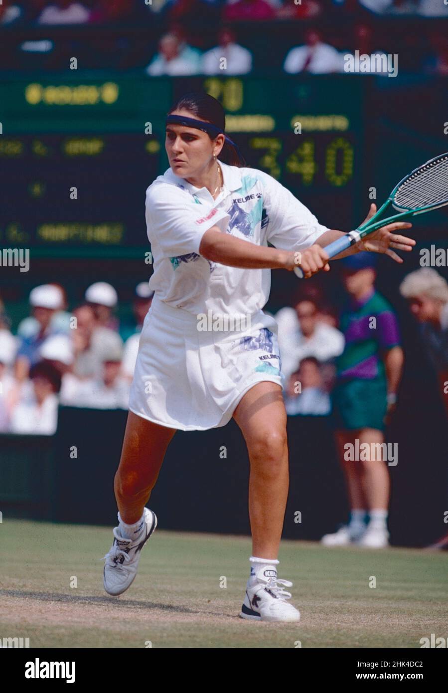 Spanish tennis player and coach Conchita Martinez, Wimbledon, UK 1994 ...
