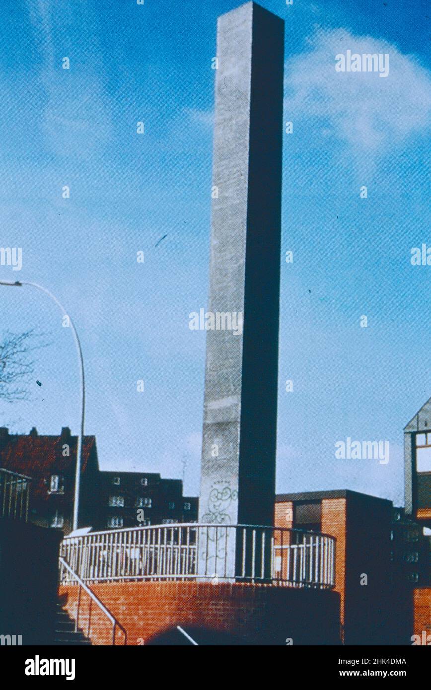 Artwork by German visual artist Jochen Gerz, 1970s Stock Photo - Alamy