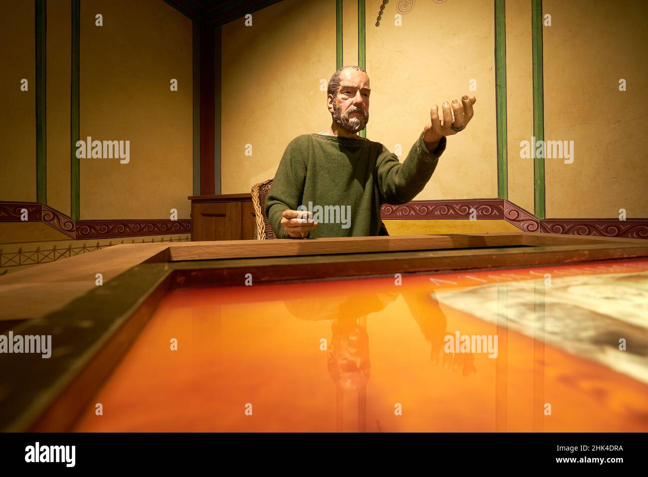 Interior of a historical museum Stock Photo - Alamy