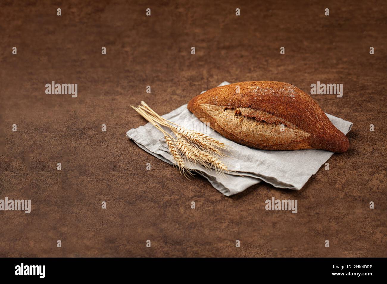 Loaf of Jerusalem artichoke wheat rye bread Stock Photo - Alamy