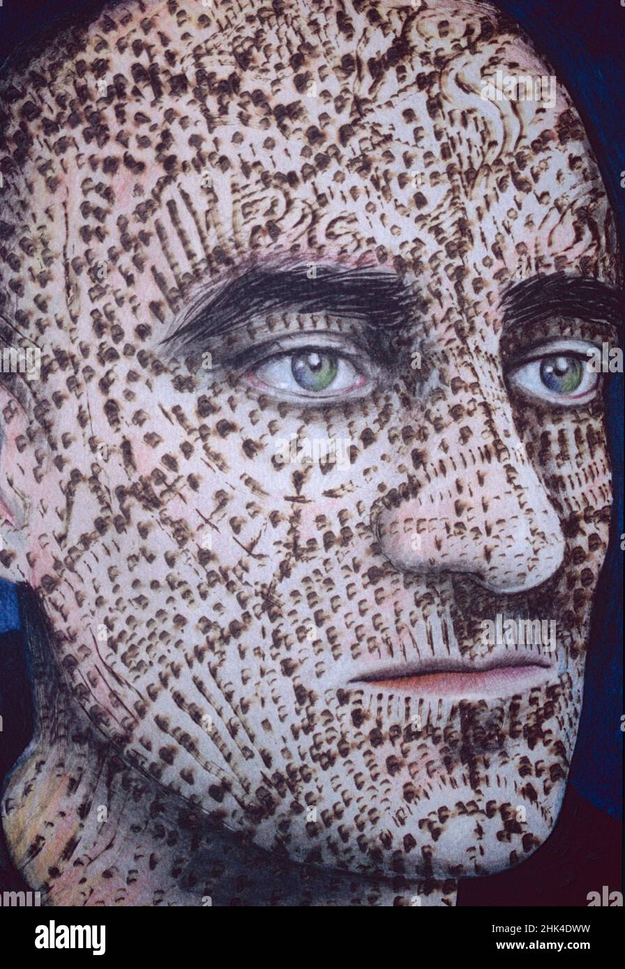 Artwork by Italian contemporary artist Carmelo Zagari, 1996 Stock Photo ...