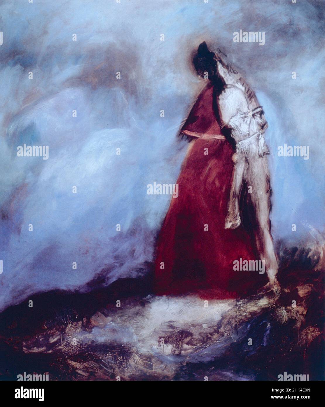 Painting by French contemporary artist Gerard Garouste, 1980s Stock ...