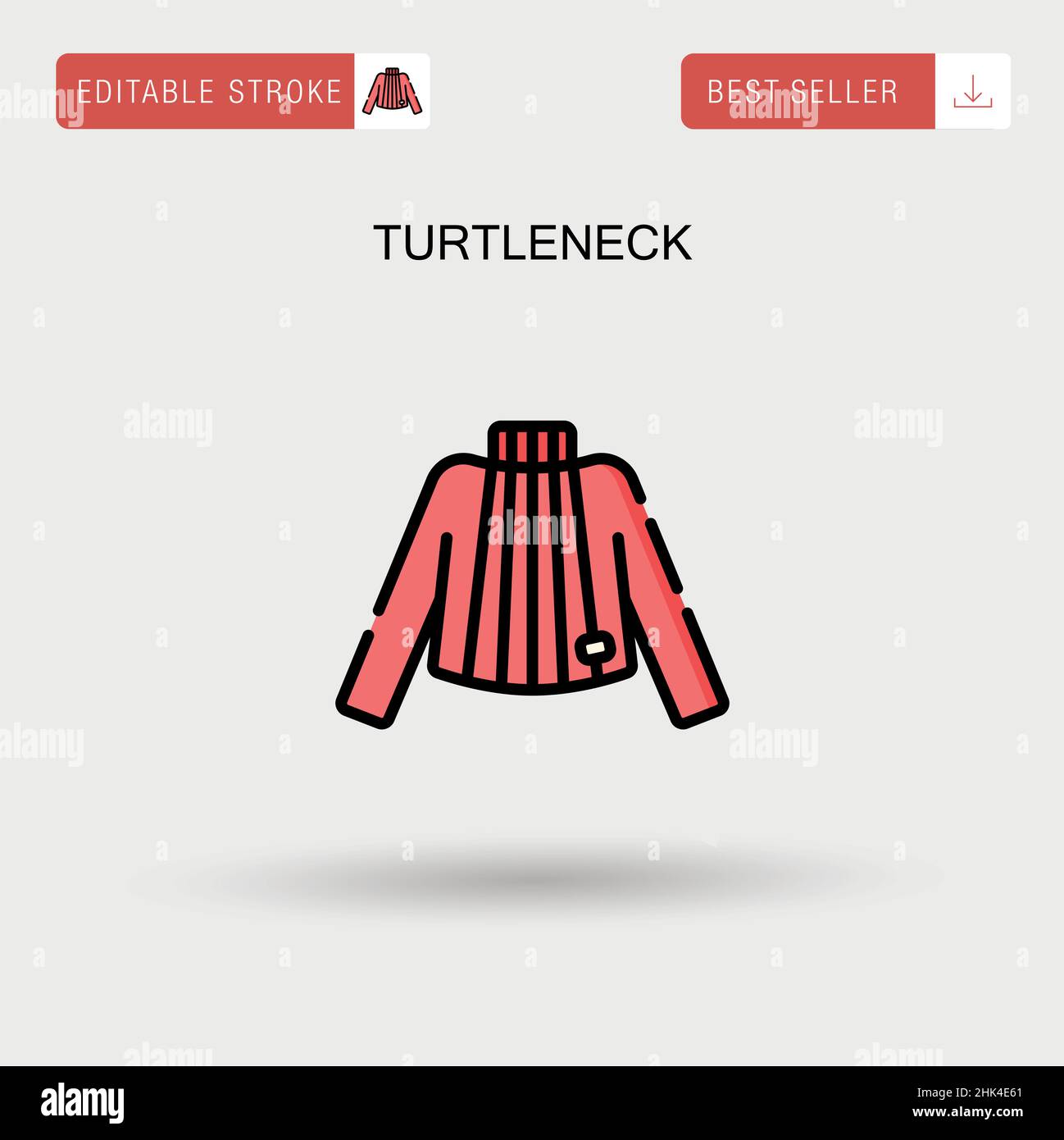 Turtleneck Stock Vector Images - Alamy
