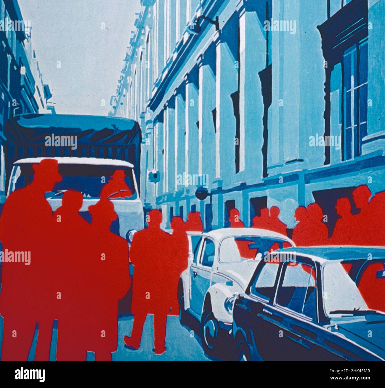 Le Poids Lourd, artwork by French artist Gerard Fromanger, 1971 Stock ...