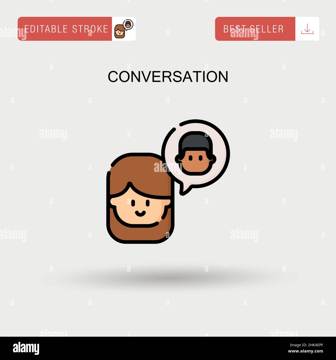 Conversation Stock Vector Images - Alamy