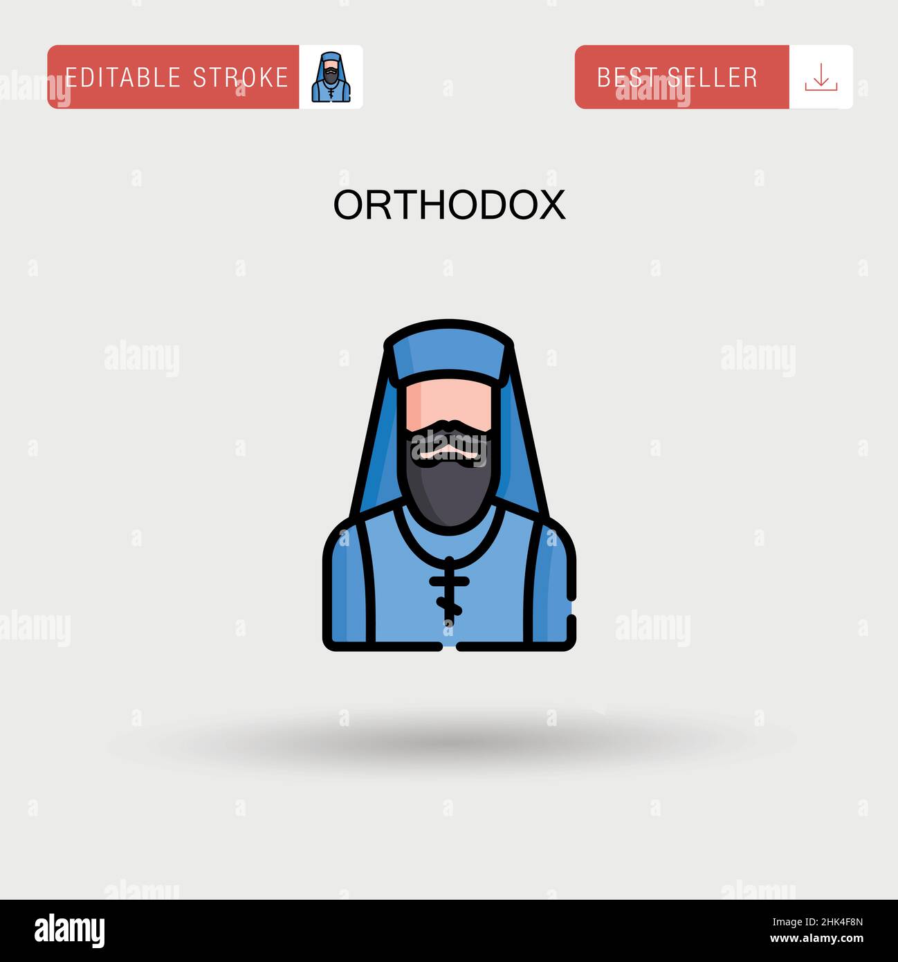 Orthodox Simple vector icon Stock Vector Image & Art - Alamy