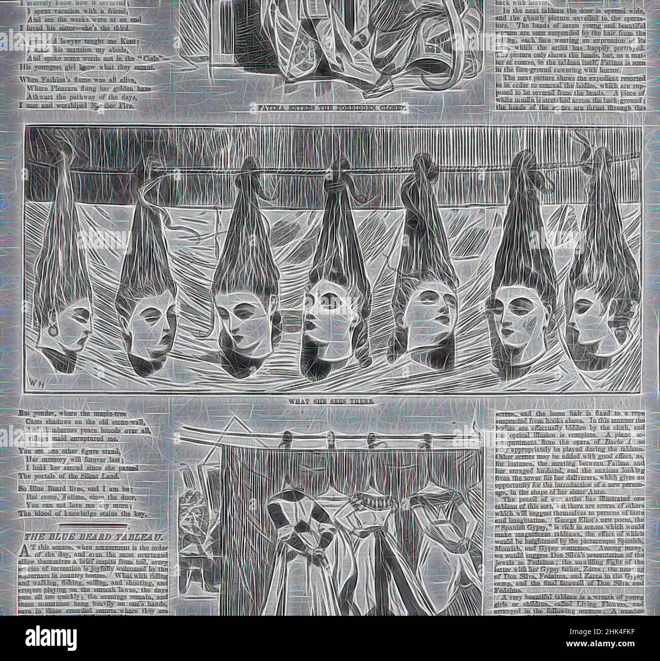 Inspired by The Blue Beard Tableau: Fatima Enters the Forbidden Closet ...