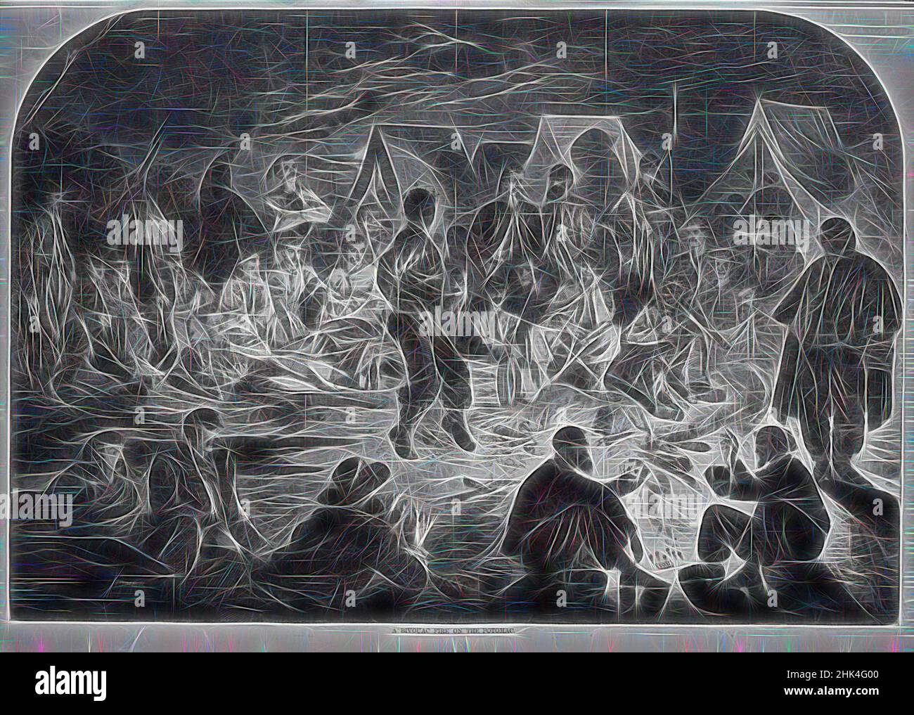 Inspired by A Bivouac Fire on the Potomac, Winslow Homer, American ...