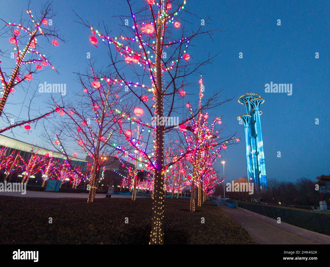 Olympic Park Observation Tower during the Beijing 2022 Olympic Winter ...
