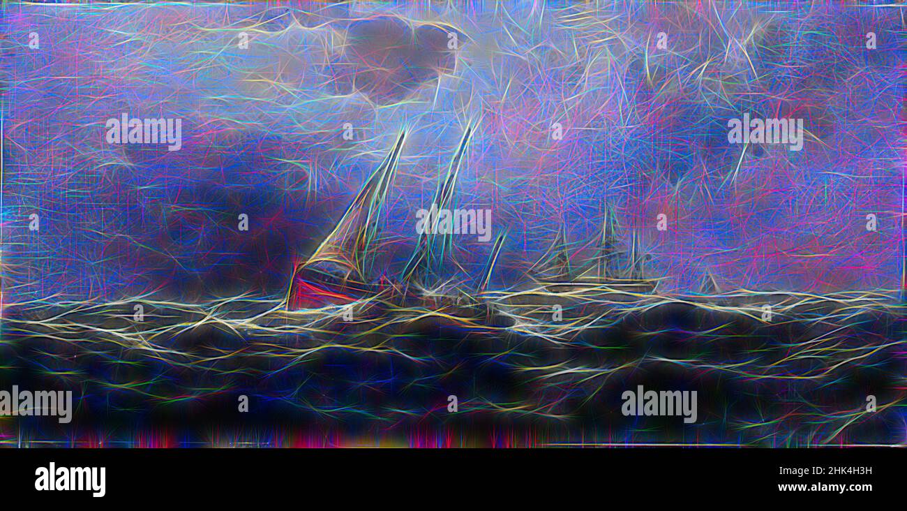 Inspired by After a Gale--Wreckers, James Hamilton, American, 1819-1878 ...