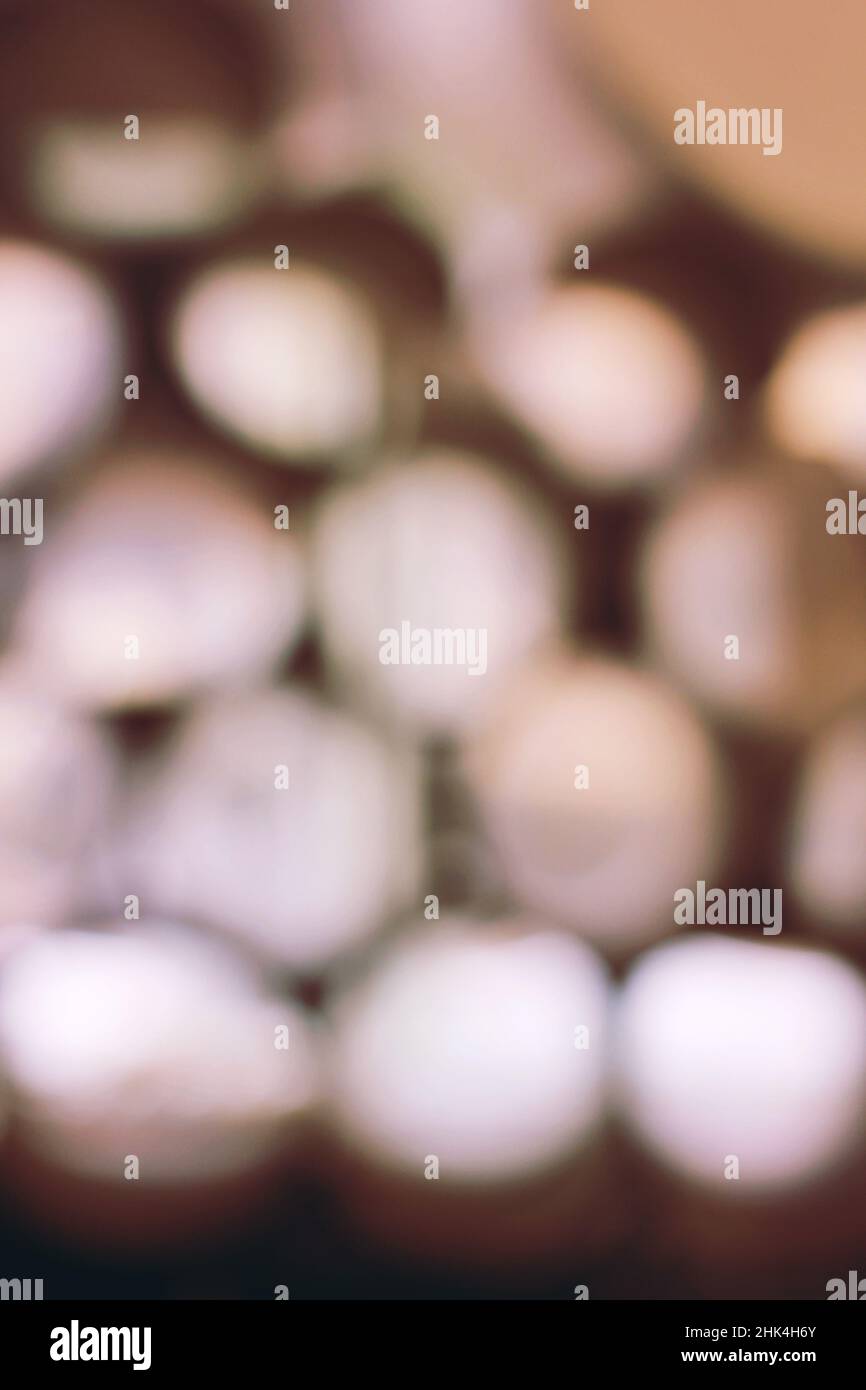 Interesting closeup of toilet paper rolls in blurry bokeh Stock Photo ...