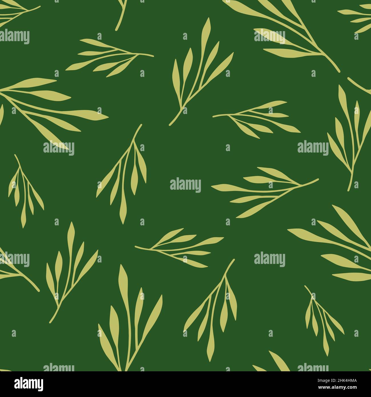 Random yellow leaf branches Stock Vector Images - Alamy