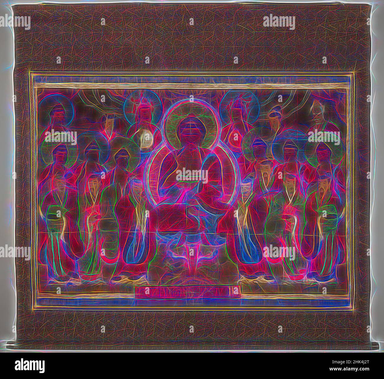 Inspired by Painting of the Seven Stars, Chil Sung, Korean, Hanging ...