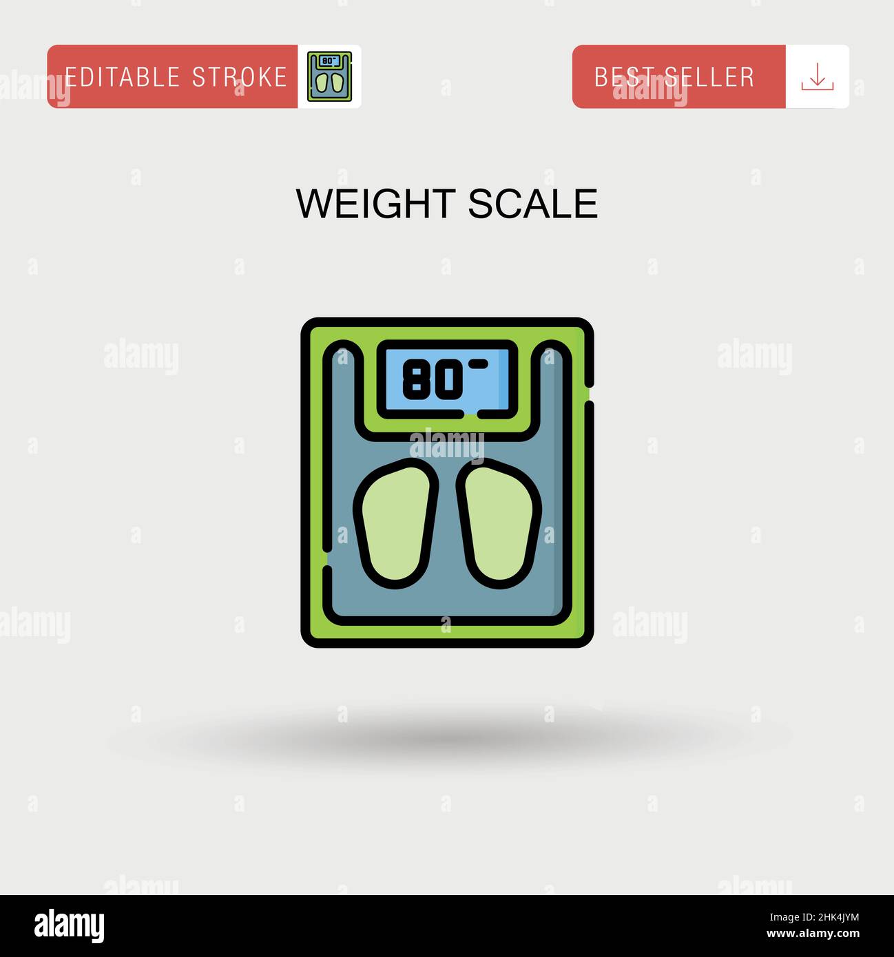 Body weight icon hi-res stock photography and images - Alamy