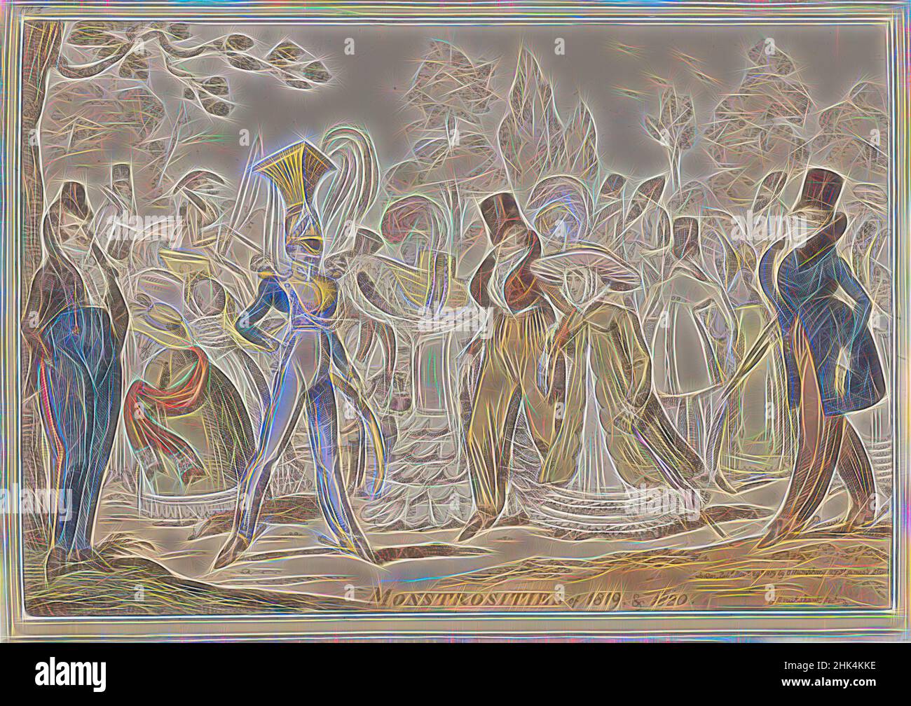 Inspired by Monstrosities of 1819, George Cruikshank, British, 1792 ...