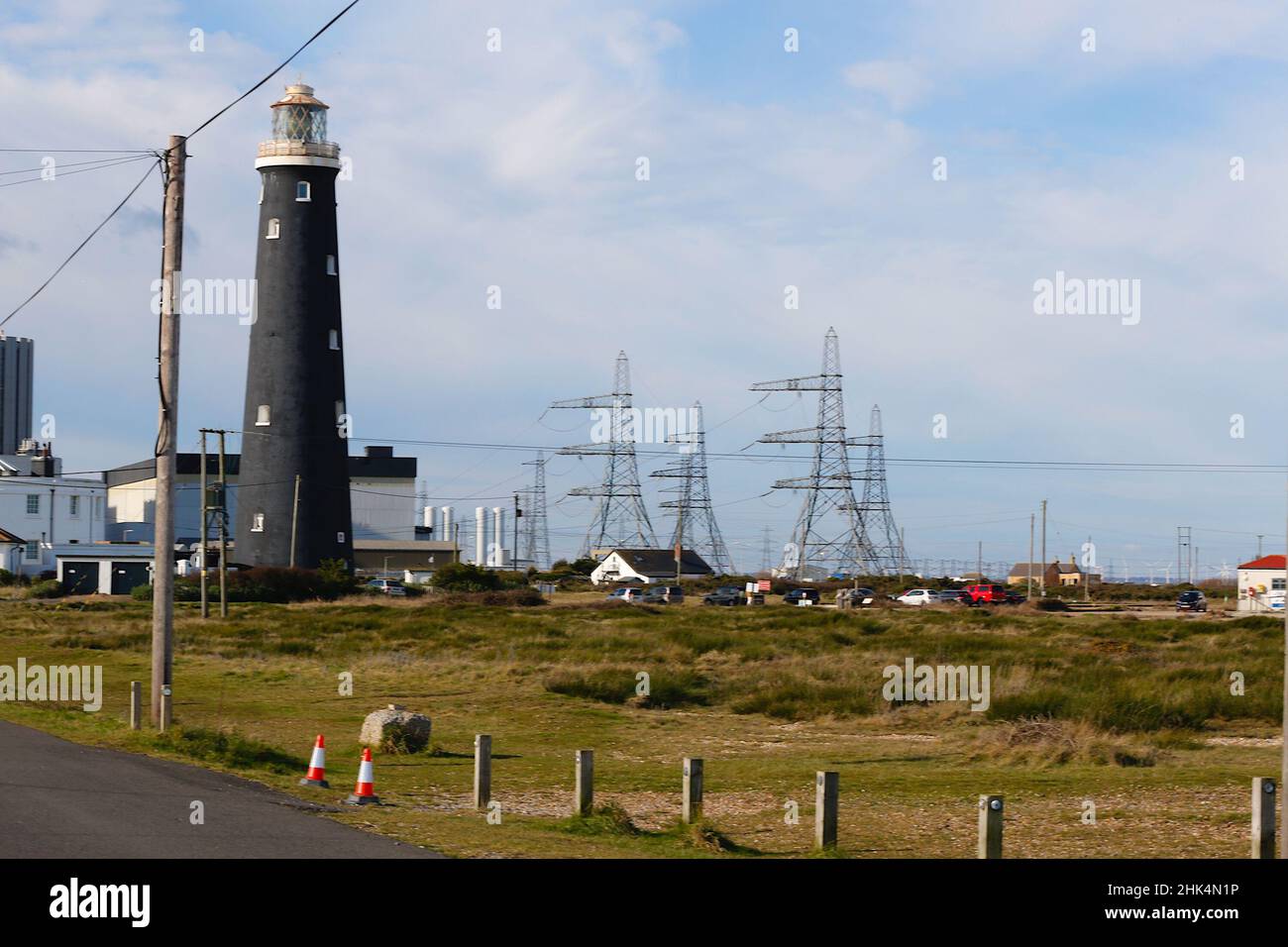 Power station pylons hi-res stock photography and images - Alamy