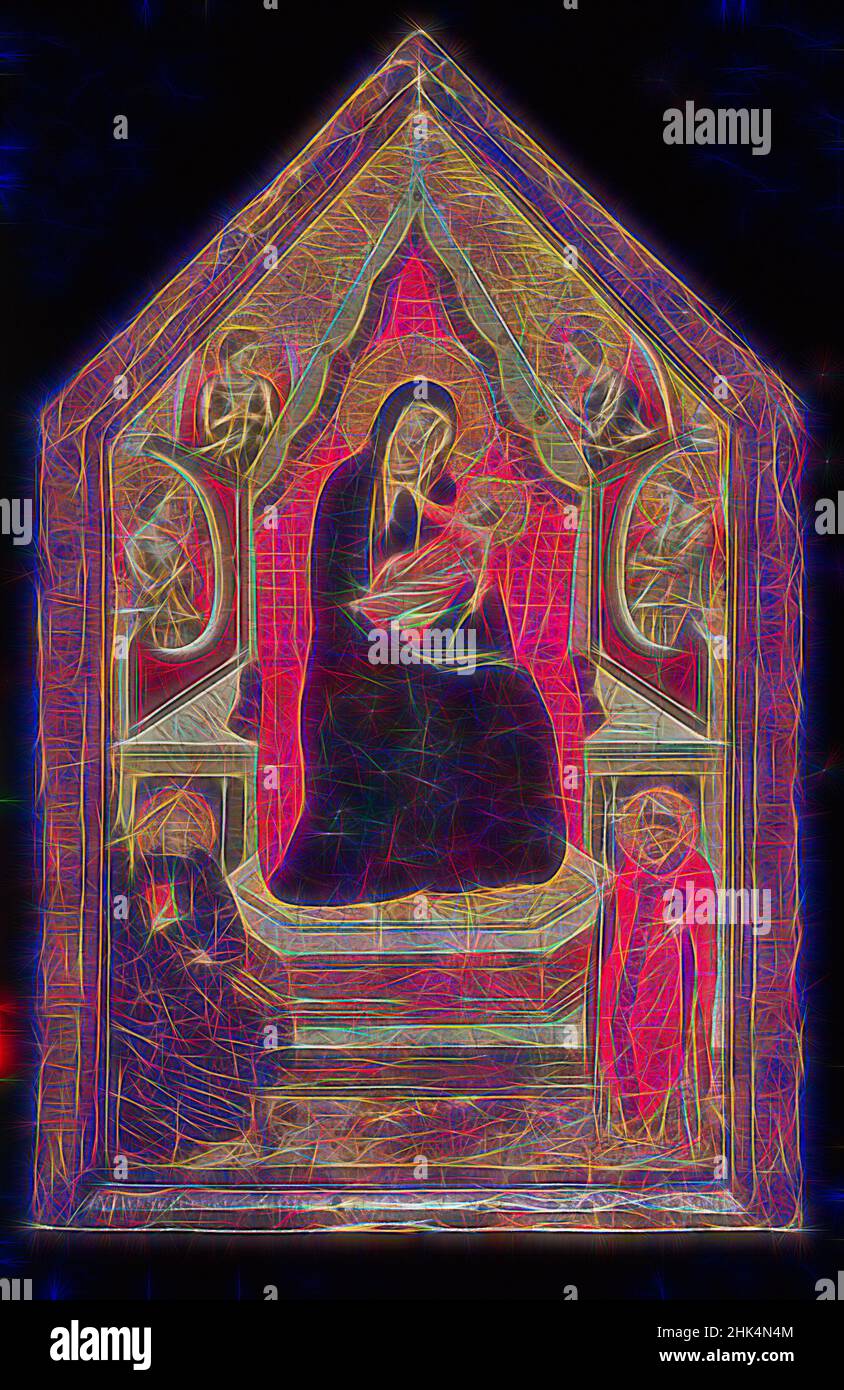 Inspired by Virgin and Child Enthroned with Saints Benedict and Donato ...
