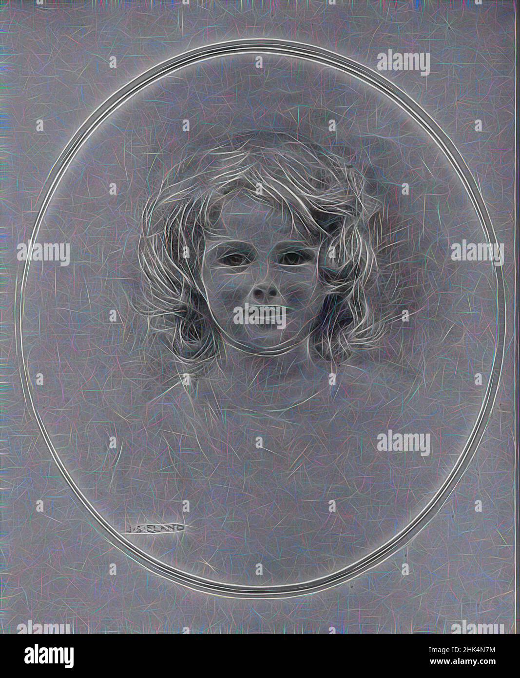 Inspired by Portrait of a Child, John Shenton Eland, British, 1872-1933 ...