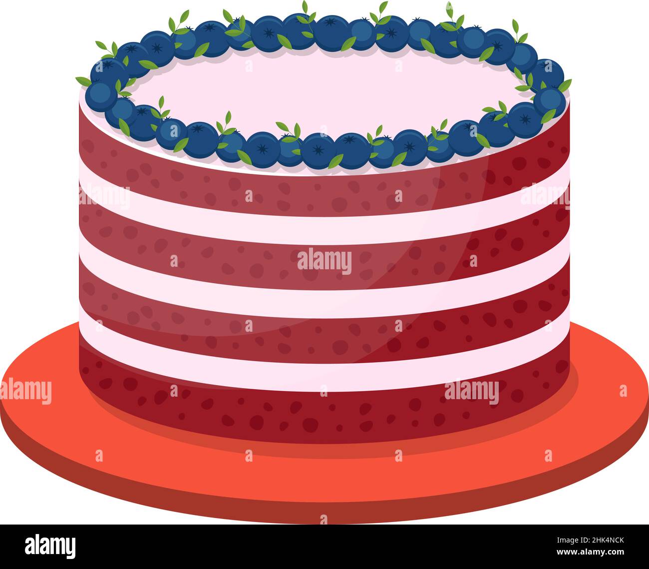 Pink birthday cake icon Cut Out Stock Images & Pictures - Alamy