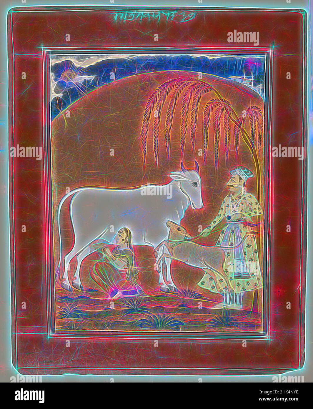 Inspired by Bhaskara Ragaputra, Page from a Dispersed Ragamala Series ...