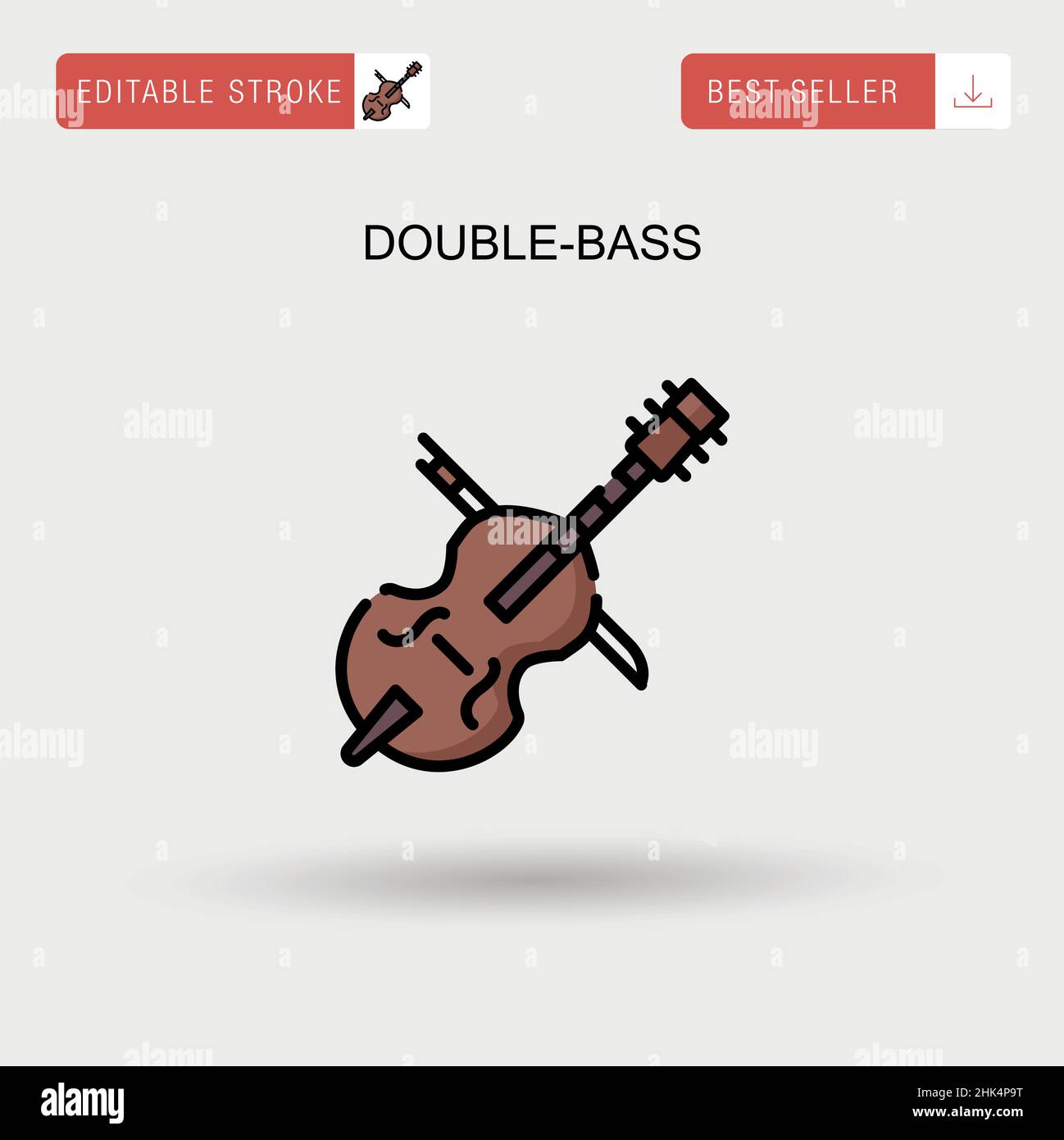 Upright bass Stock Vector Images - Alamy