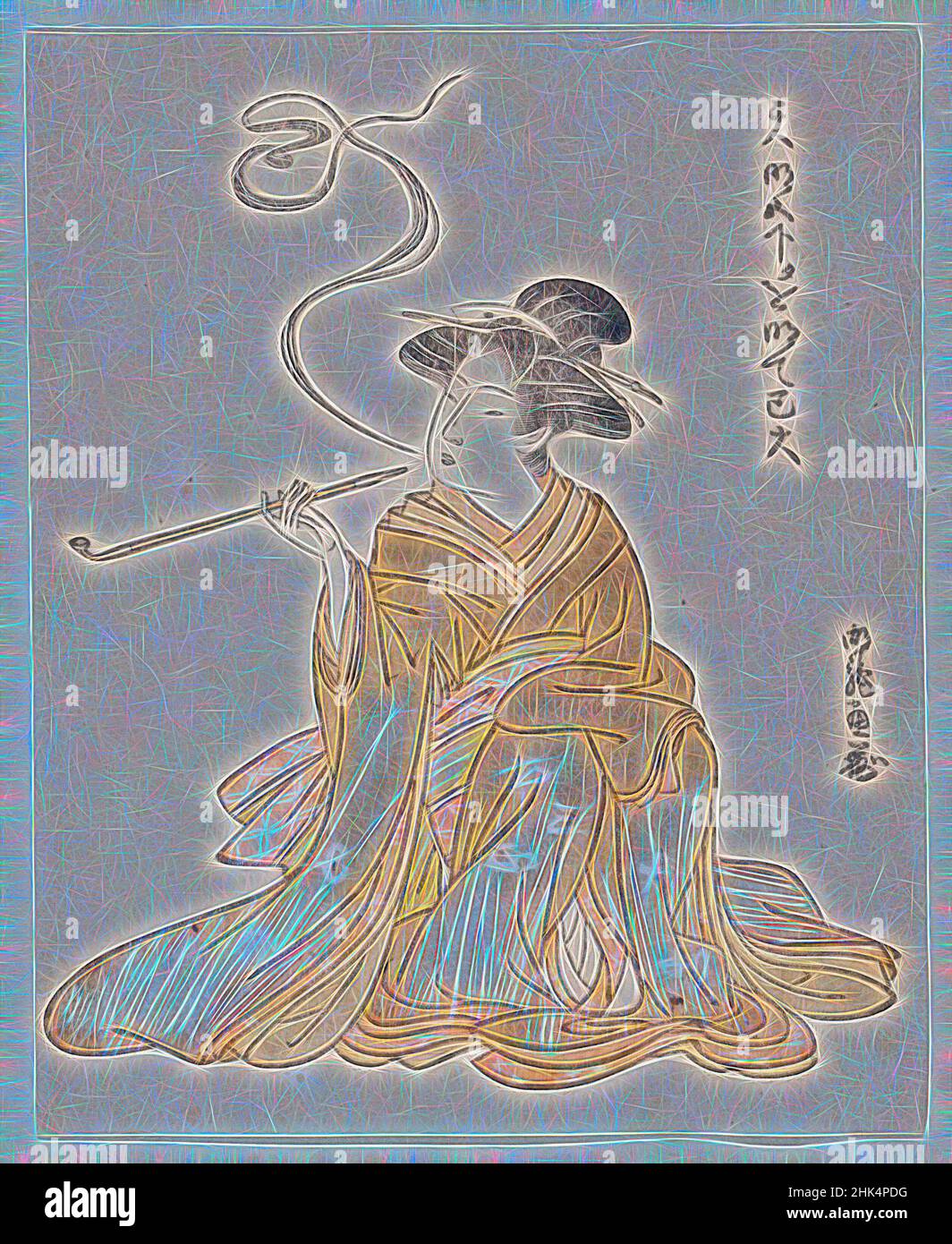 Inspired by Egoyomi, Beauty Smoking, Korinsai?, Japanese, Color ...