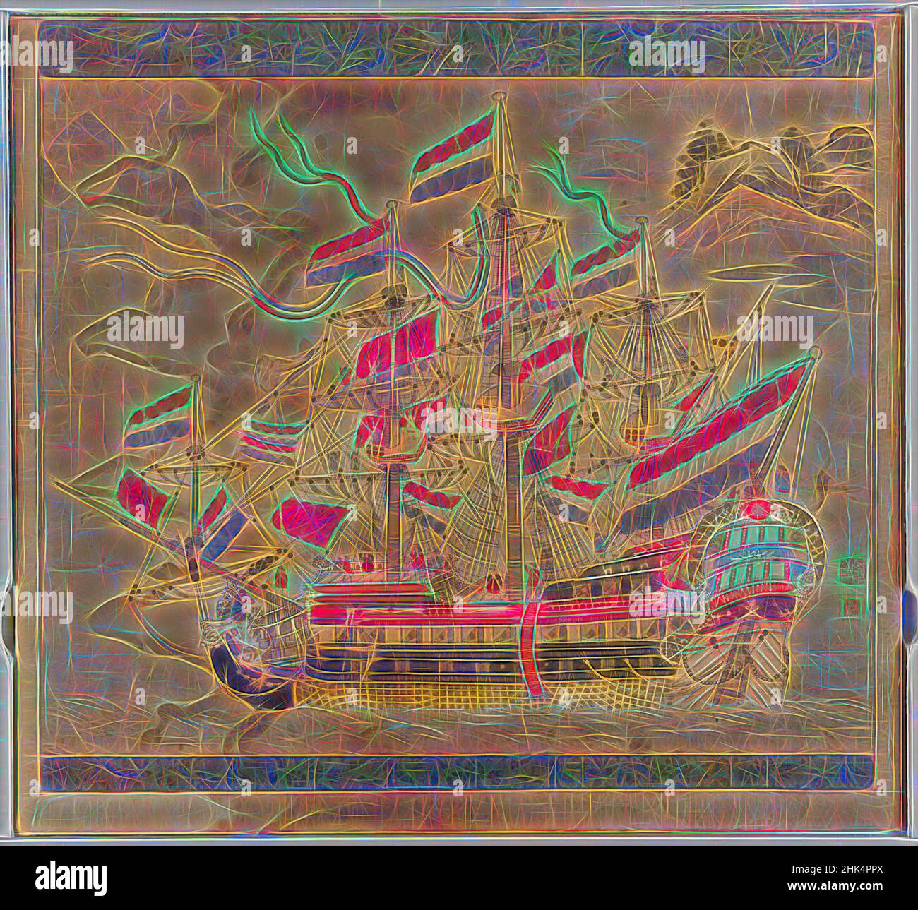Inspired by Ship Painting, Ink and colors on paper, Japan, 17th century ...