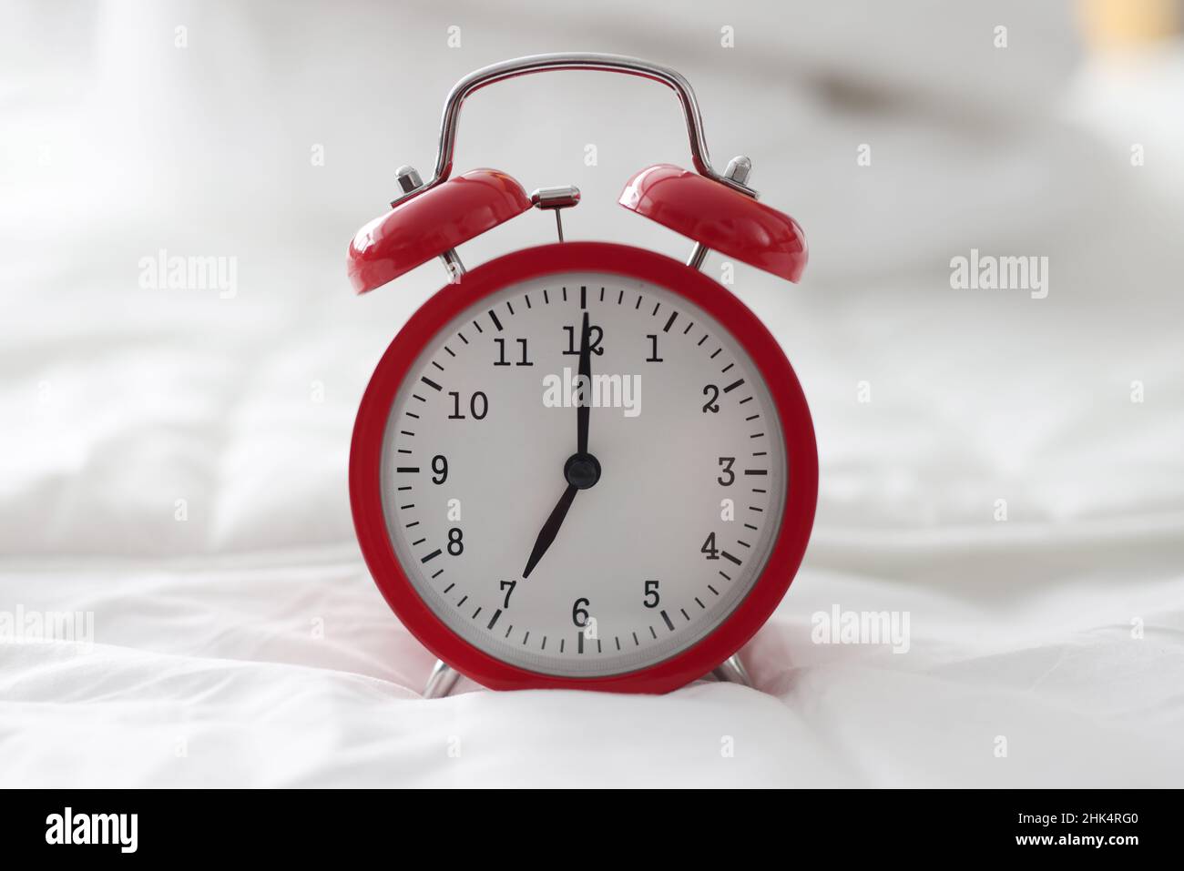 Closeup retro clock standing white hi-res stock photography and images ...