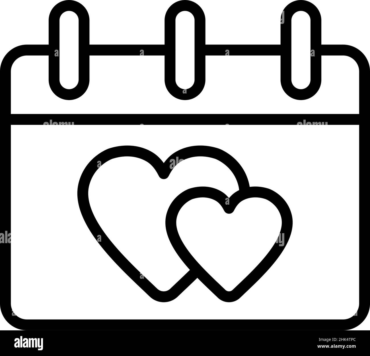 Wedding design calendar icon Stock Vector Images - Alamy