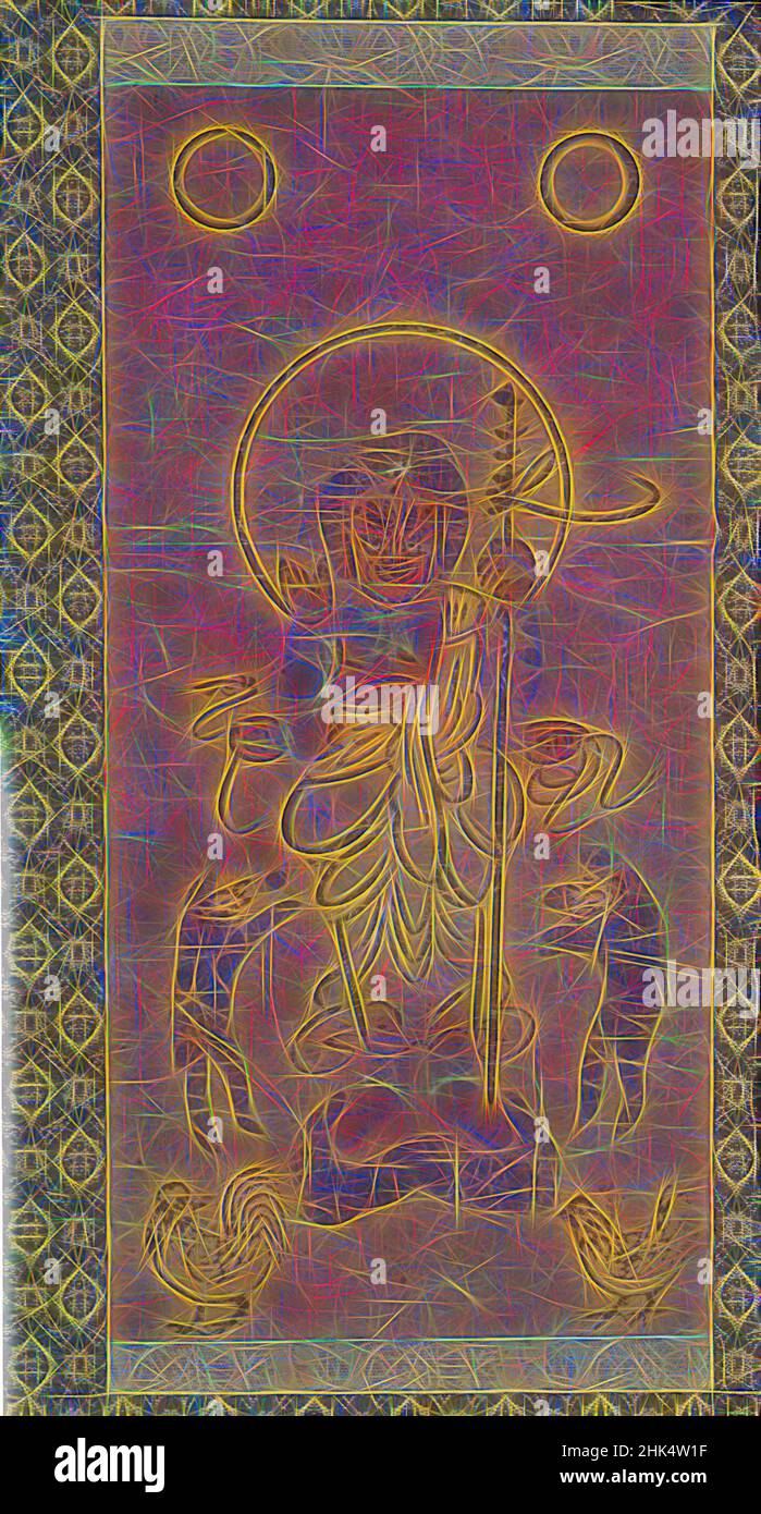 Inspired by Painting of Shomen - Kongo, Ink, color, paper, Japan, 1615 ...