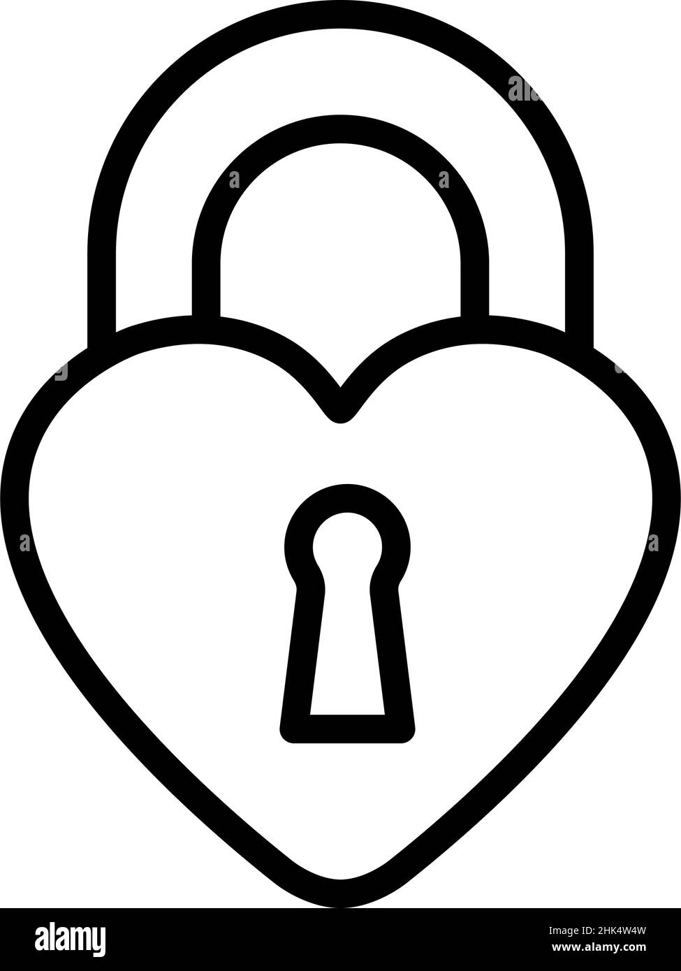 Heart lock icon on white background, vector illustration Stock Vector ...