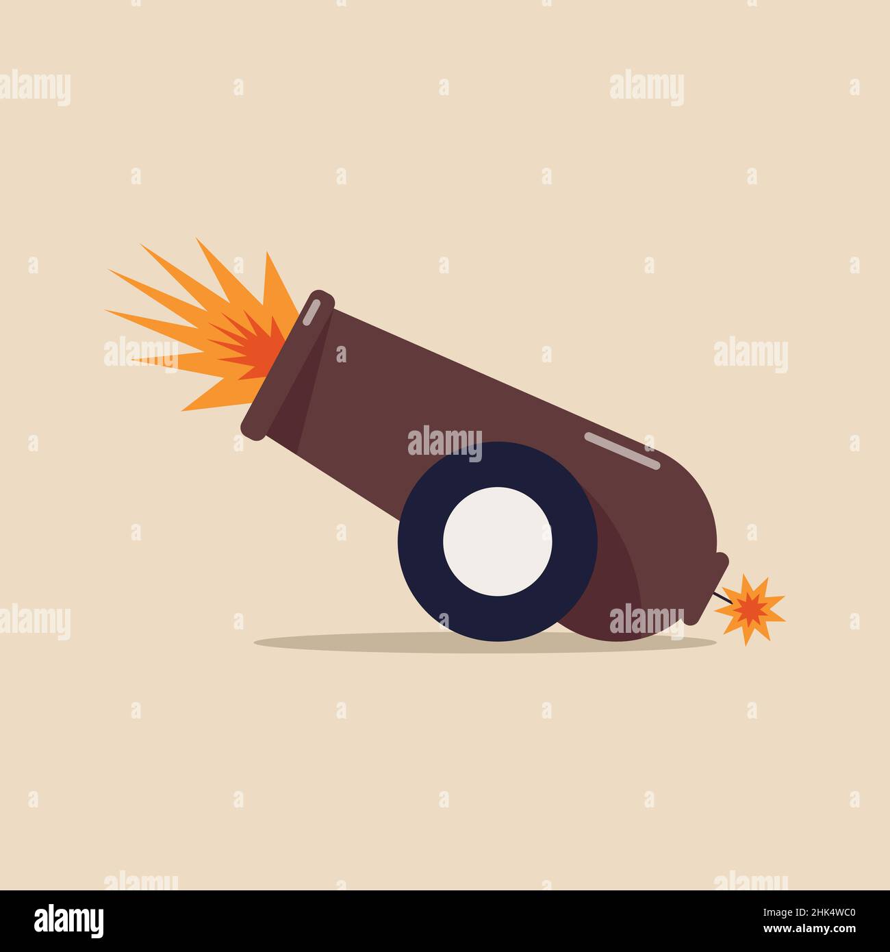 Cannonball vector vectors hi-res stock photography and images - Alamy