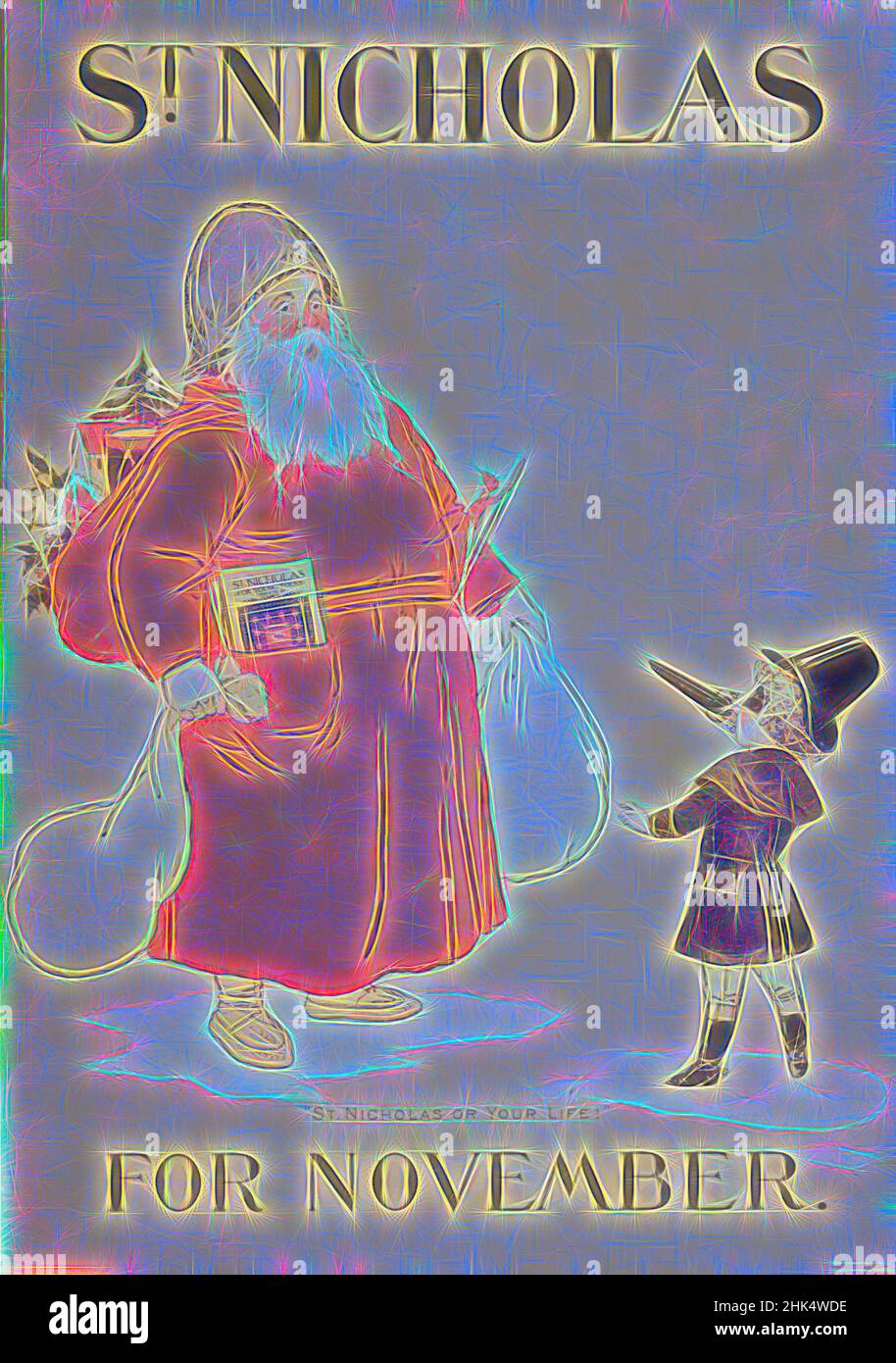 Inspired by St. Nicholas Poster, Lithograph on paper, ca. 1895, Sheet ...