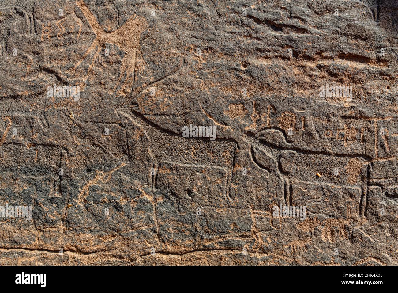 Rock Art in the Ha'il Region, UNESCO World Heritage Site, Jubbah ...