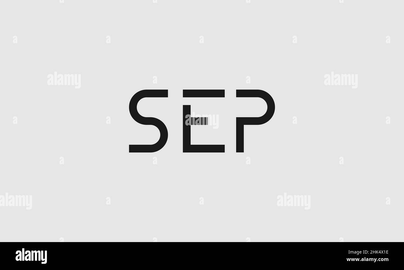 Letter Sep Logo High Resolution Stock Photography and Images - Alamy