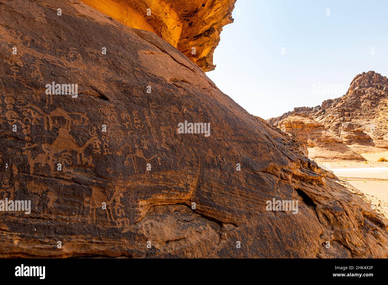 Rock Art in the Ha'il Region, UNESCO World Heritage Site, Jubbah ...