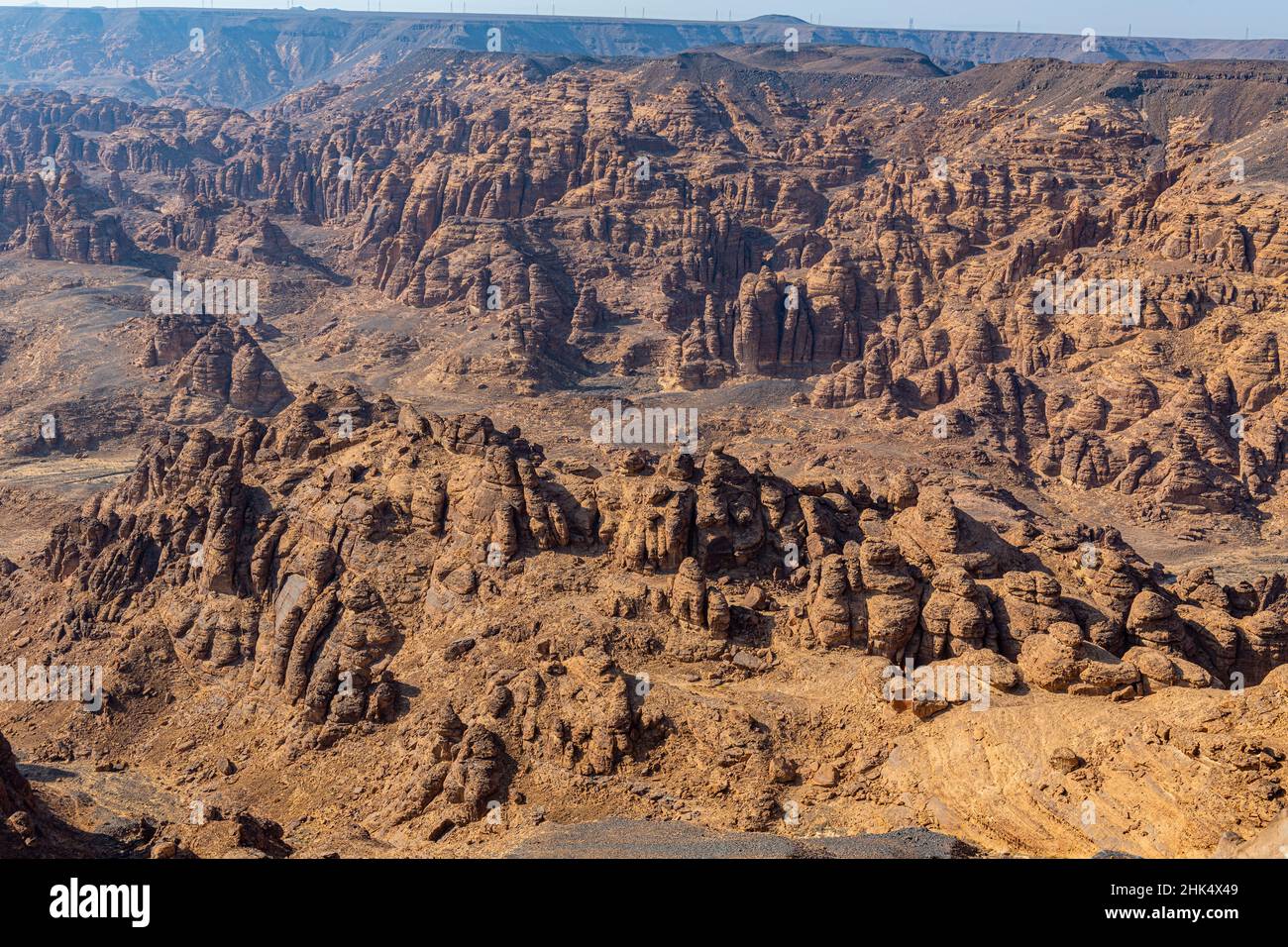 View over the Al Ula valley, Kingdom of Saudi Arabia, Middle East Stock ...